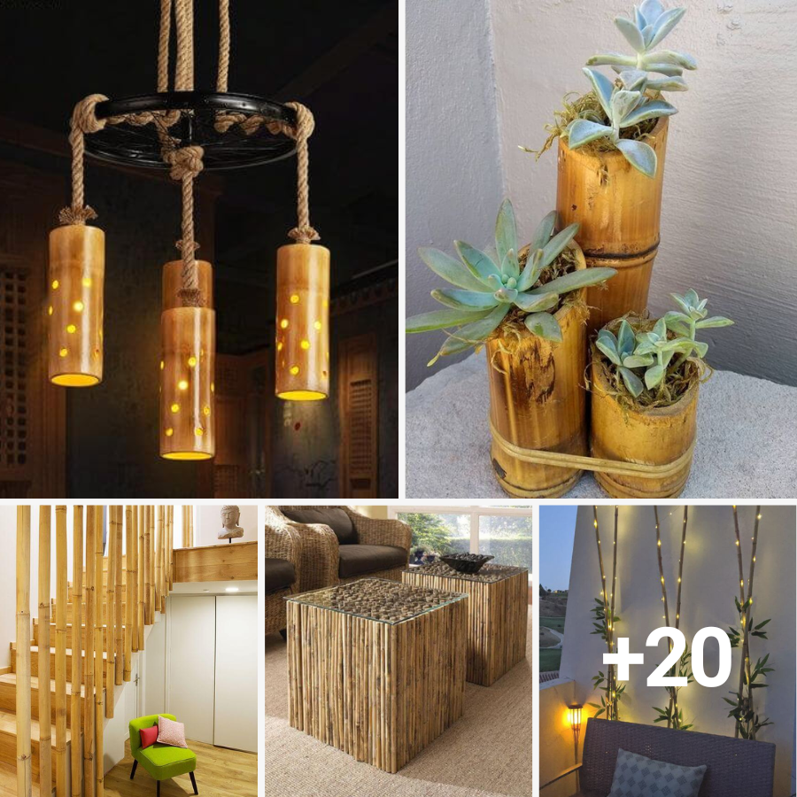 25 Creative DIY Bamboo Home Decor Ideas - ZUGNEWS