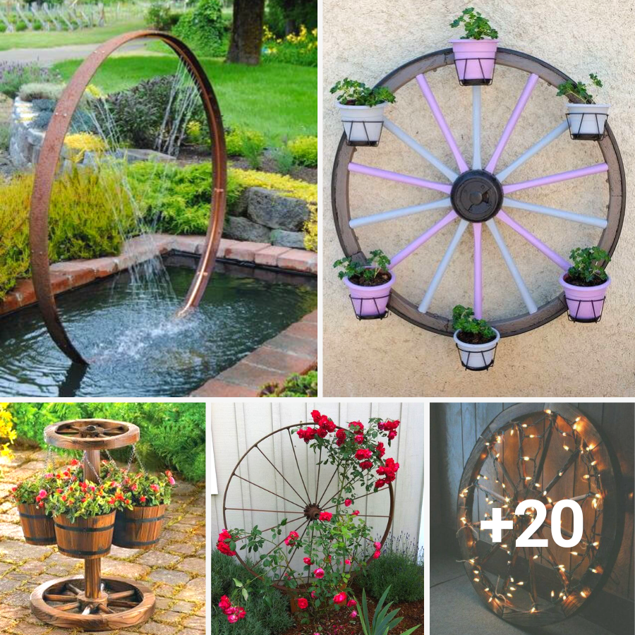 30 Creative Ideas to Reuse Wagon Wheels - ZUGNEWS