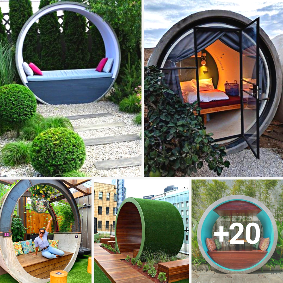 35 Cool and Affordable “Concrete Pipe” Ideas for Your Outdoor Seating ...