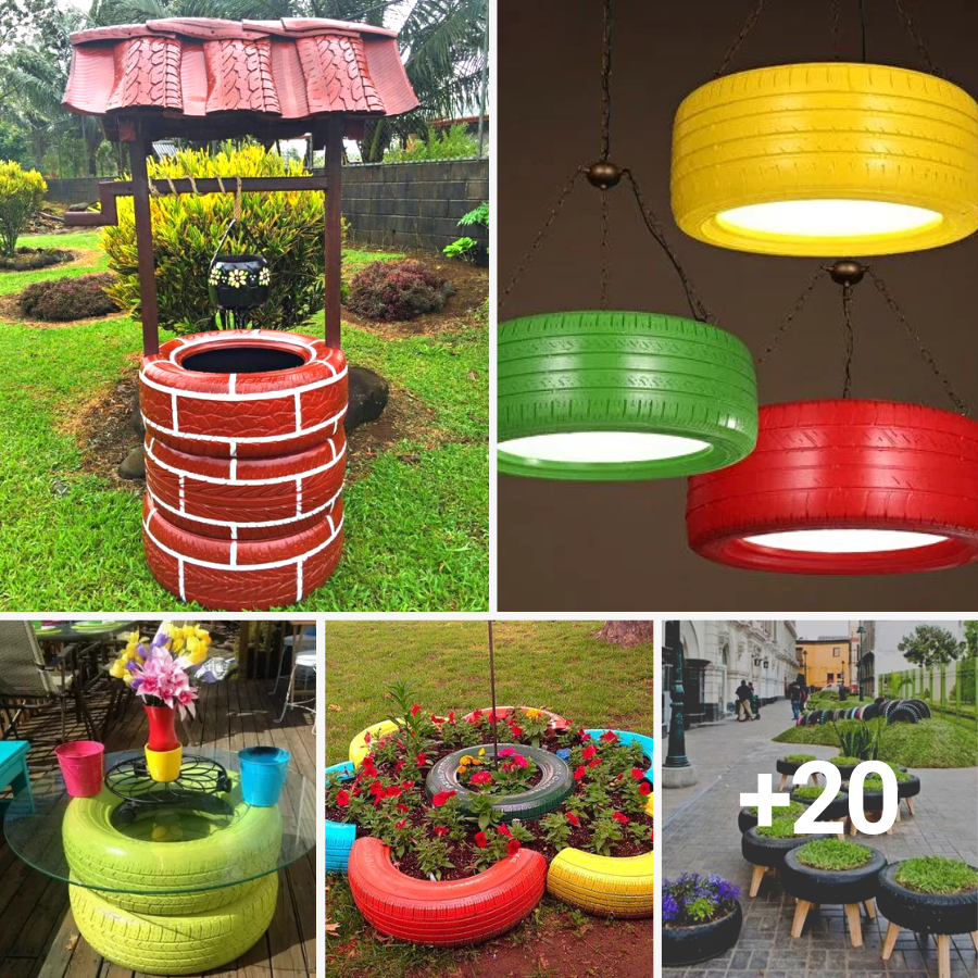 40 Great Ideas to Repurpose “Old Tire” Into Your Garden - ZUGNEWS