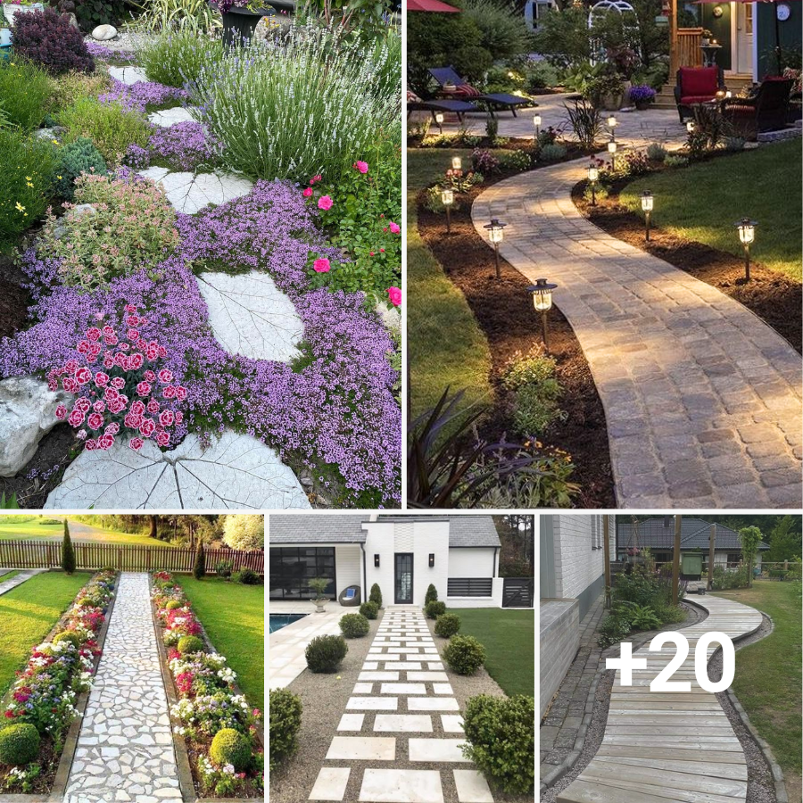 30 Inspiring Walkway Garden Ideas to Transform Your Outdoor Space - ZUGNEWS