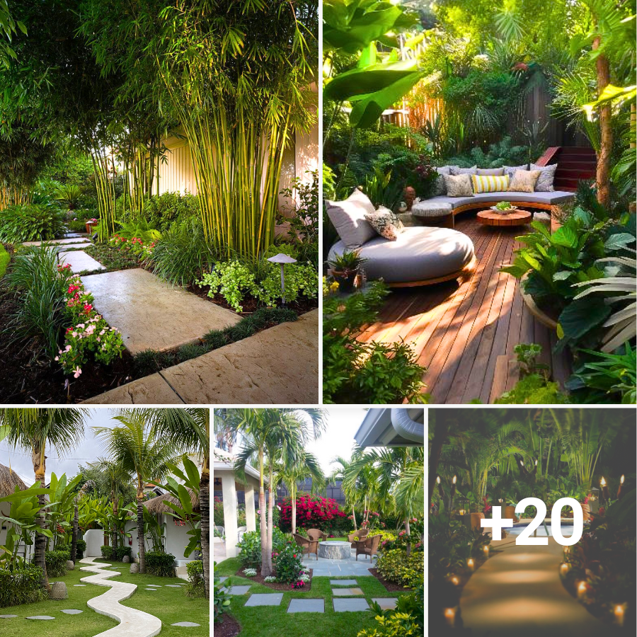 30 Refreshing Tropical Landscaping Ideas - ZUGNEWS