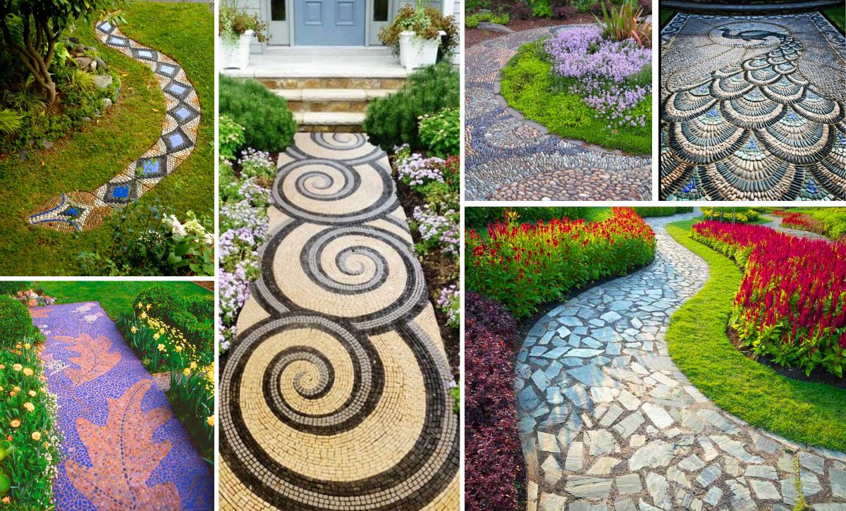 18 Creative Mosaic Walkway Ideas to Beautify Your Garden - ZUGNEWS